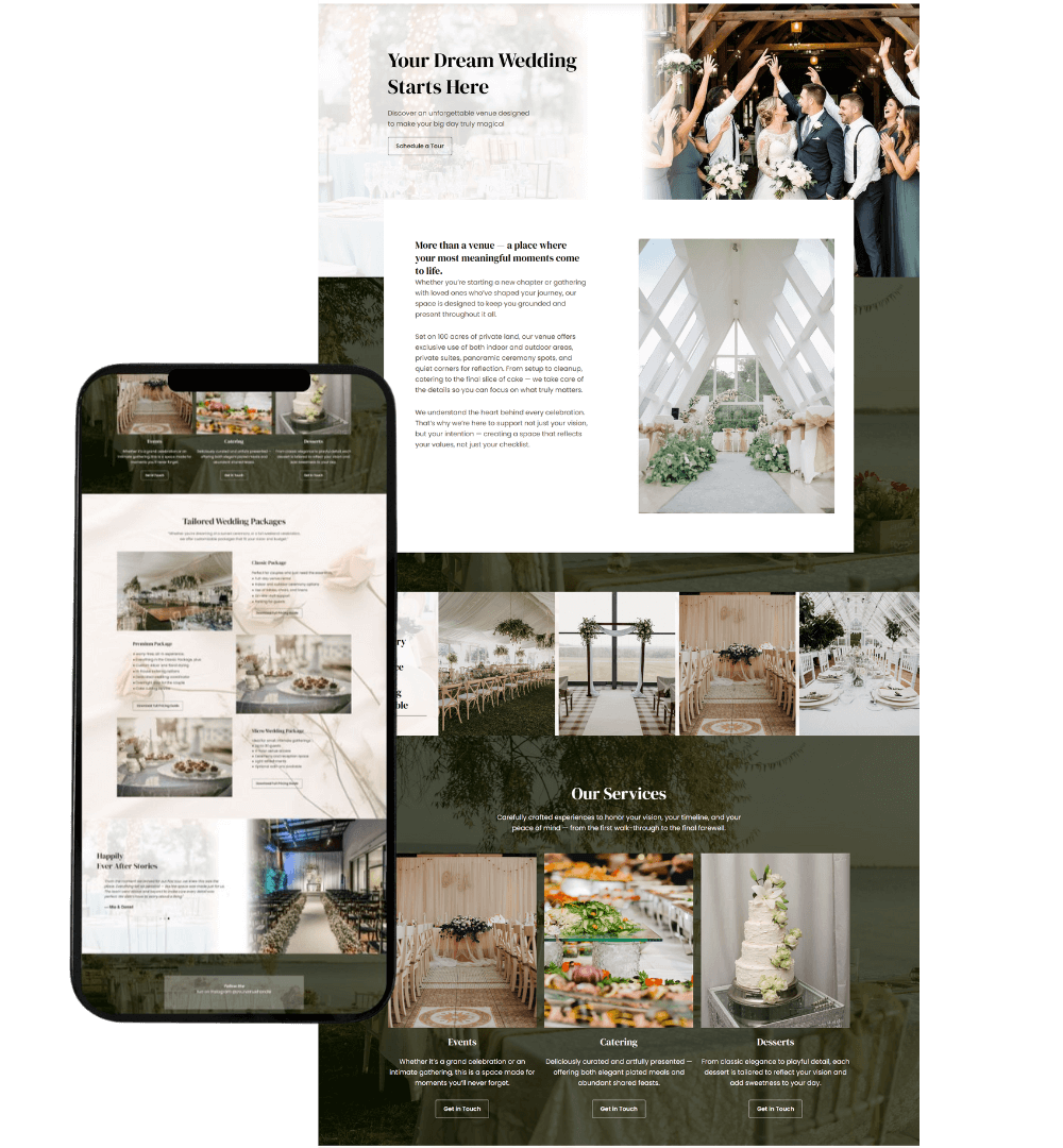 Wedding Venue - Exalto Designs & Marketing